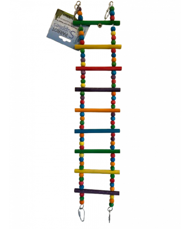 Parrot-Supplies Coloured Bendy Ladder Parrot Climbing Toy