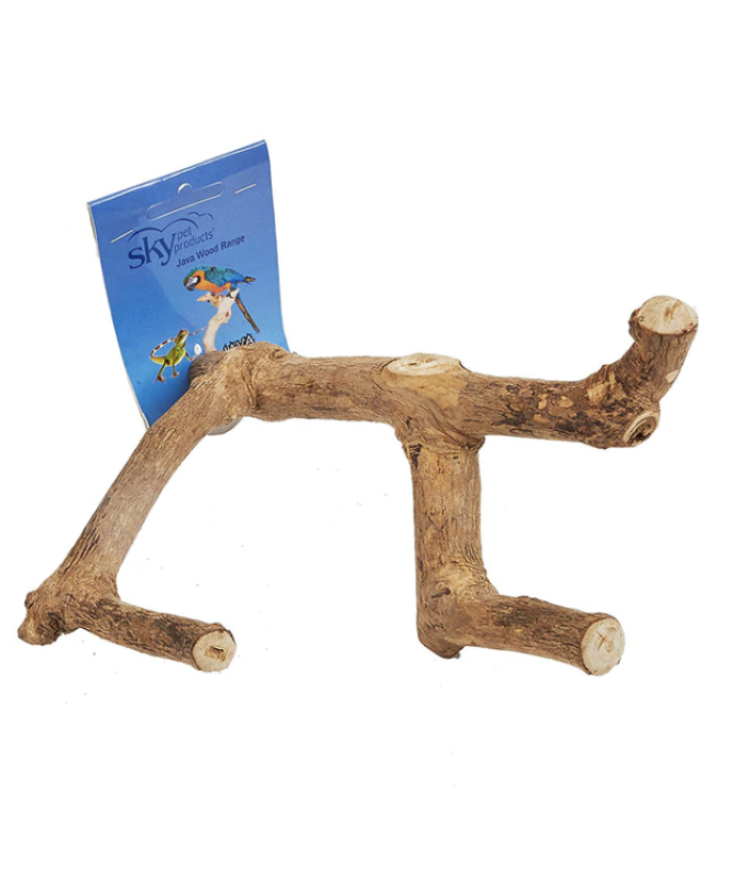 Java Wood Multi Branch Perch for Parrots - Extra Small