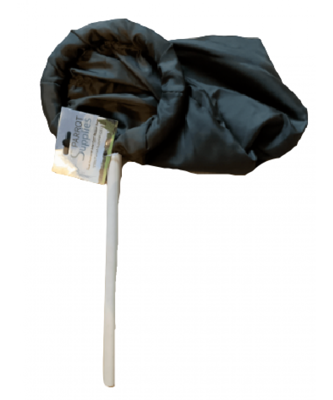 Parrot-Supplies Small Padded Bird Catching Net (20cm) with 30cm Wooden ...