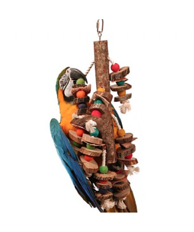 Giant Macaw Parrot Swing, Extra Large Parrot Toy, Large Cockatoo Toy